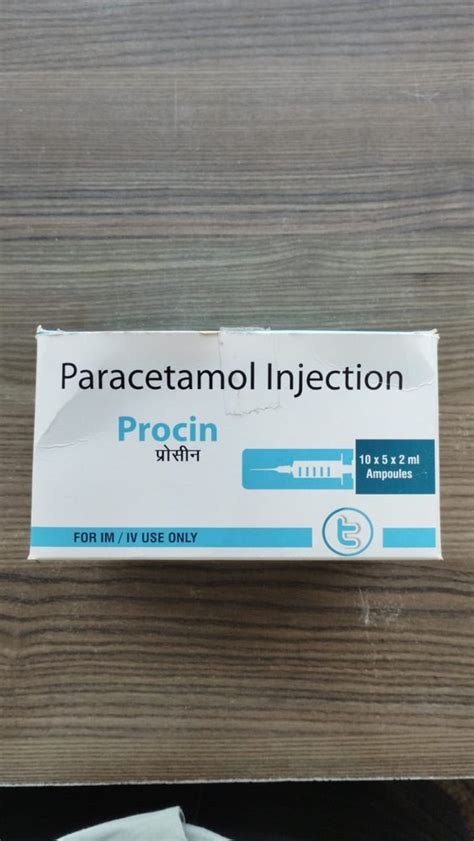 Procin Paracetamol Injection At Rs 200 Piece Nagpur Id 2850181752562