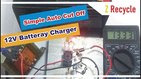 Auto Cut Off V Battery Charger Charger Accu V Otomatis Youtube