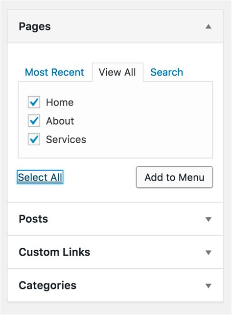 How To Set Up A Menu In Wordpress
