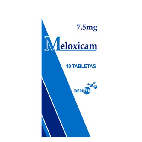 Meloxicam 75 Mg 10 Tabletas Laboratorios Oftalmi
