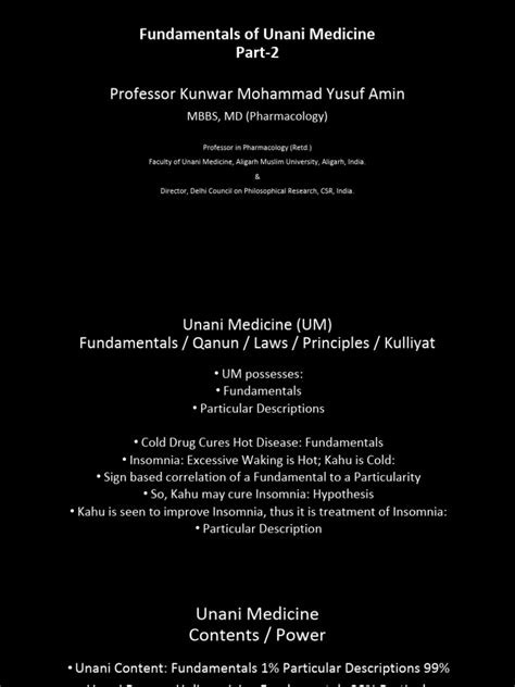 Fundamentals Of Unani Medicine Part 2 Pdf