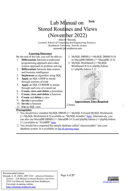 5aconcept 5of6 Lab Manual Stored Routines And Views Hosted Learning