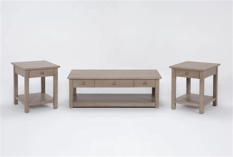 Felipe 3 Piece Rectangle Coffee Table Set Living Spaces