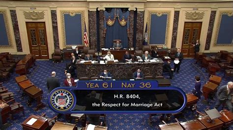Video Senate Approves Legislation That Codifies Protections For Same