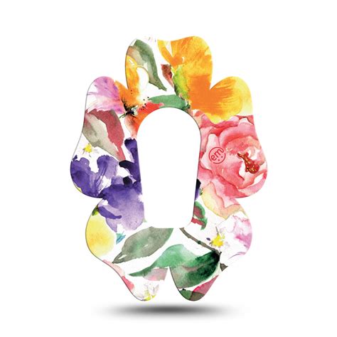Expressionmed Floral Art Dexcom G6 Flower Patch