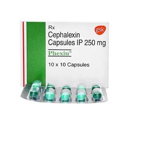 Cephalexin Capsules Ip 250 Mg At ₹ 96 90 Stripe Cephalexin Capsule In