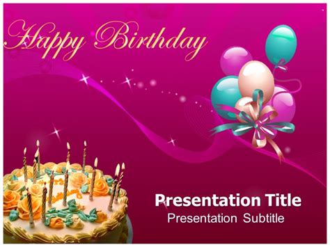 Powerpoint Birthday Template