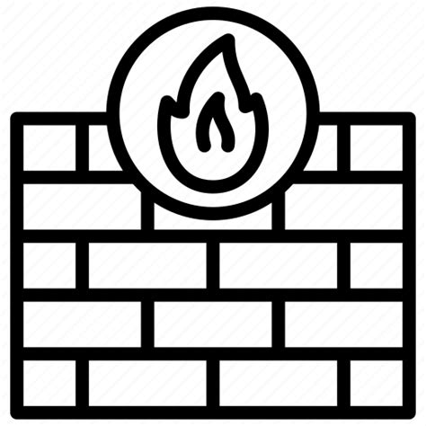 Firewall Security Internet Protection Network System Icon