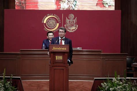 Versión estenográfica del mensaje del senador Ricardo Monreal Ávila