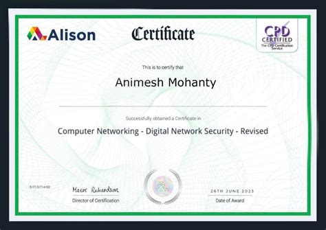 animesh mohanty on linkedin certification digitalnetworking computernetworking alison