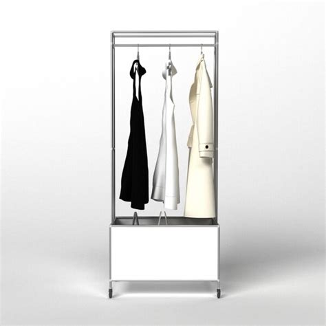 Rico Hanger Single 모듈가구 이동식 시스템 행거 드레스룸 옷장 수납장 아크리코