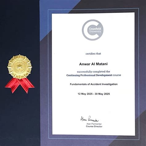 i m thrilled to announce that i ve successfully completed the fundamentals of accident