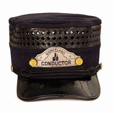 Disneyland Railroad Conductor Hat With Badge