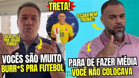 LUXEMBURGO FALA DE JAMES RODRÍGUEZ E TOMA INVERTIDA AO VIVO DE DENÍLSON