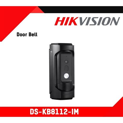 Hikvison Ds Kb8112 Im W P Ip Video Intercom With Door Station Shopee