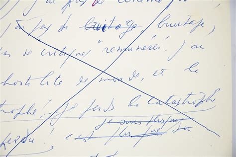 CELINE Un feuillet autographe manuscrit pour Normance Féérie pour