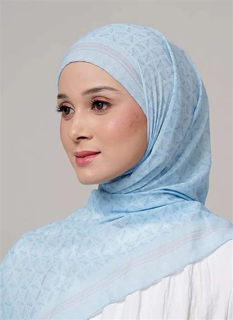 Jual Nawasana Nawa Pashmina In Sky Blue Original 2025 Zalora Indonesia