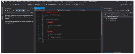 NUnit Framework MST Solutions