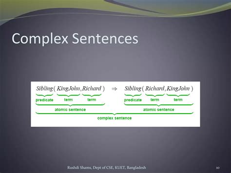 First Order Logic Ppt
