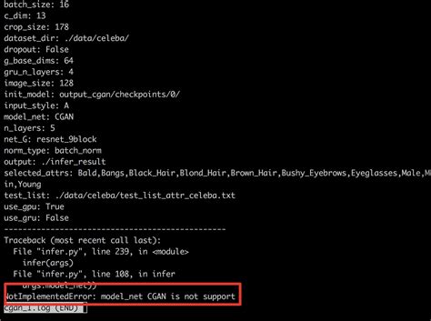 Paddlegan中的infer不支持cgan和dcgan · Issue 2788 · Paddlepaddlemodels · Github