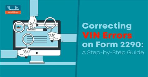 Correcting Vin Errors On Form 2290 A Step By Step Guide