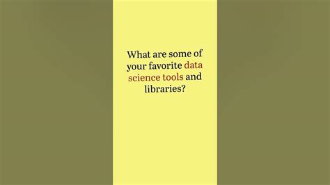 data science interview questions that you should know datascience