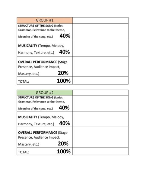 Criteria For Judging Pdf