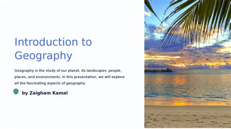 Introduction To Geography Slides Geography Docsity