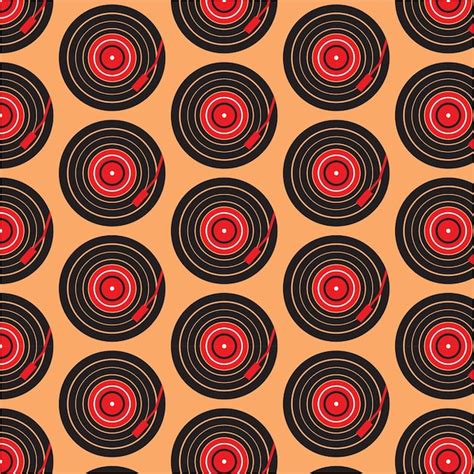 Premium Vector Disc Recorder Pattern