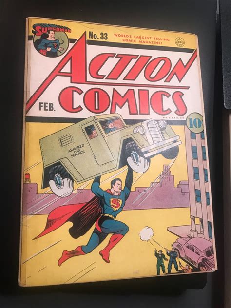 Fs Action Comics 33 1941 Early Action Jack Burnley Superman Story