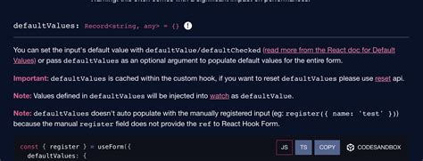 Generated Defaultvalues Are Not Applied After First Render Issue