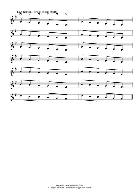 Mode Workout Triplets Notation 3 Orange Amps