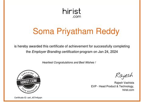 Priyatham Reddy On Linkedin Im Happy To Share That Ive Obtained A