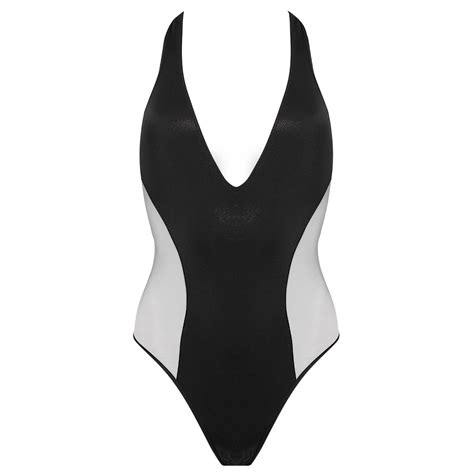 Maillot De Bain 1 Pièce Dos Nu Sans Armatures Maison Close Minuit