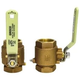 Bronze Inline Ball Valve 2 Inch Groco Ibv 2000