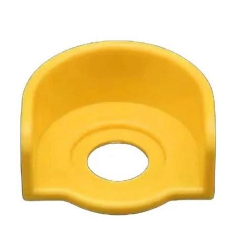 Polished Plastic Push Button Half Shroud Yellow Packaging Type Box At
