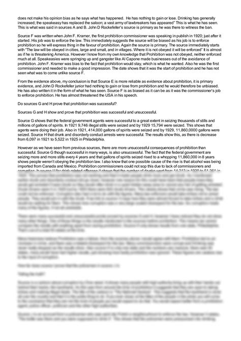 Solution Prohibition Sources A And B Are From The Same Time Period The 1970 S This Makes Them