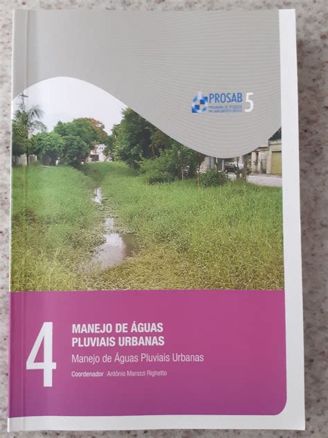 Livro Manejo De Águas Pluviais Urbanas Livro Abes Usado 49714936 Enjoei