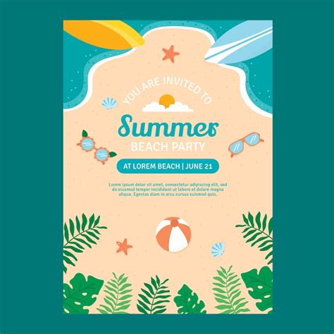 여름 포스터 이미지 Freepik에서 무료 다운로드