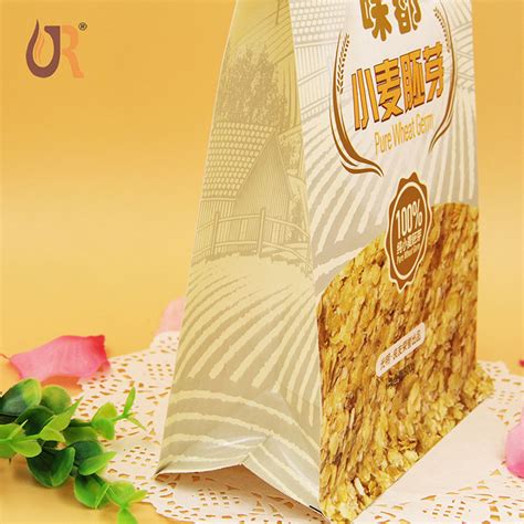八边封小麦胚芽包装袋 巨人塑料彩印包装袋厂家