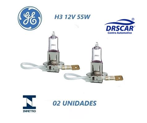 Par Lâmpada de Farol e Farol de Milha H V W GE Halogen Drs Car