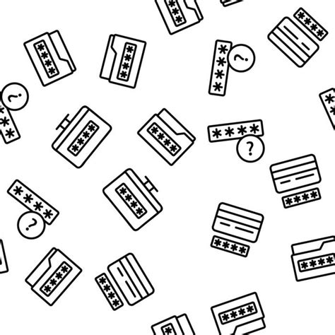 Password Pattern Vector Art Icons And Graphics For Free Download
