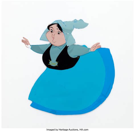 Sleeping Beauty Merryweather Flora And Fauna Production Cel Group Lot