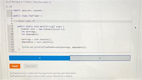 Solved Define A Method Find Taxpercent That Takes Two Chegg