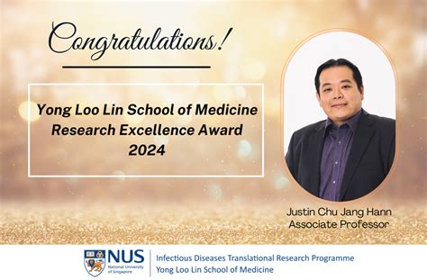 Yong Loo Lin School Of Medicine Research Excellence Award 2024