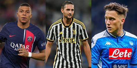 Out Of Contract In Top Footballers Available On Free Transfer