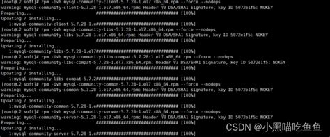 警告：mysql Community Libs 5728 1el7x8664rpm 头v3 Dsasha1 Signature 密钥 Id 5072e1f5 Nokey错误