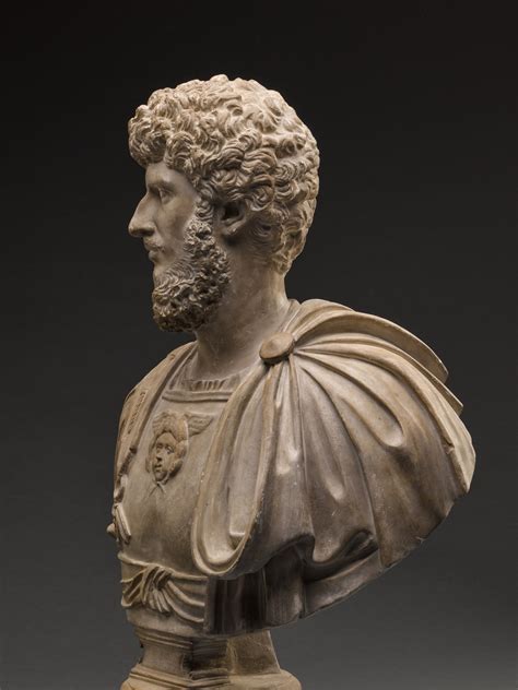 Pair Of Monumental Busts Of The Roman Emperors Lucius Verus And