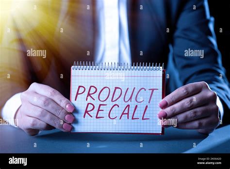 Conceptual Display Product Recall Business Overview Request To Return The Possible Product