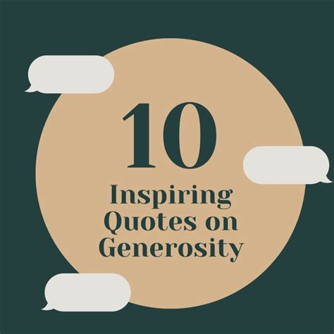 10 Inspiring Quotes On Generosity Faithfi